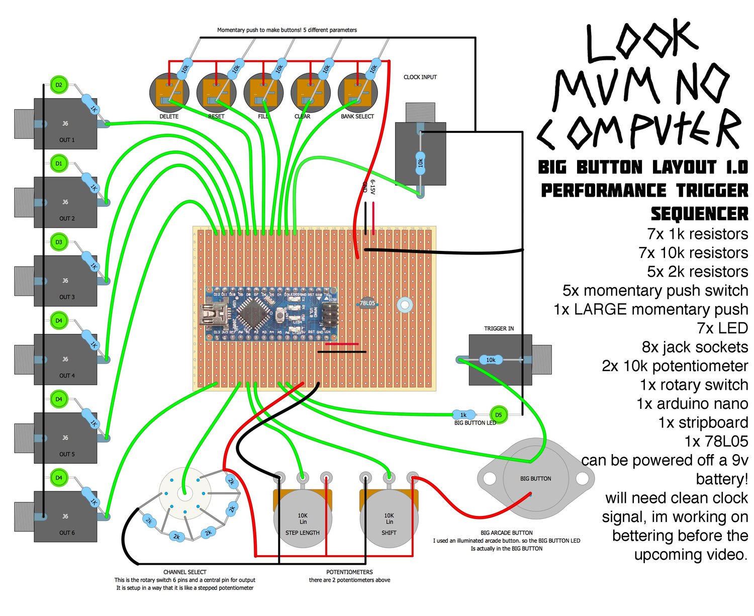 6 way push button switch? - General Guidance - Arduino Forum