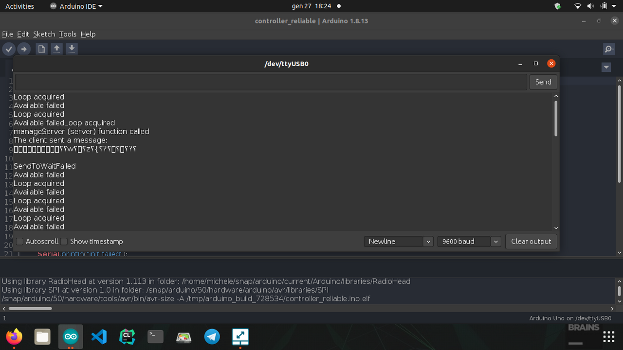 Miscommunication between two nrf24l01 modules - Programming - Arduino Forum