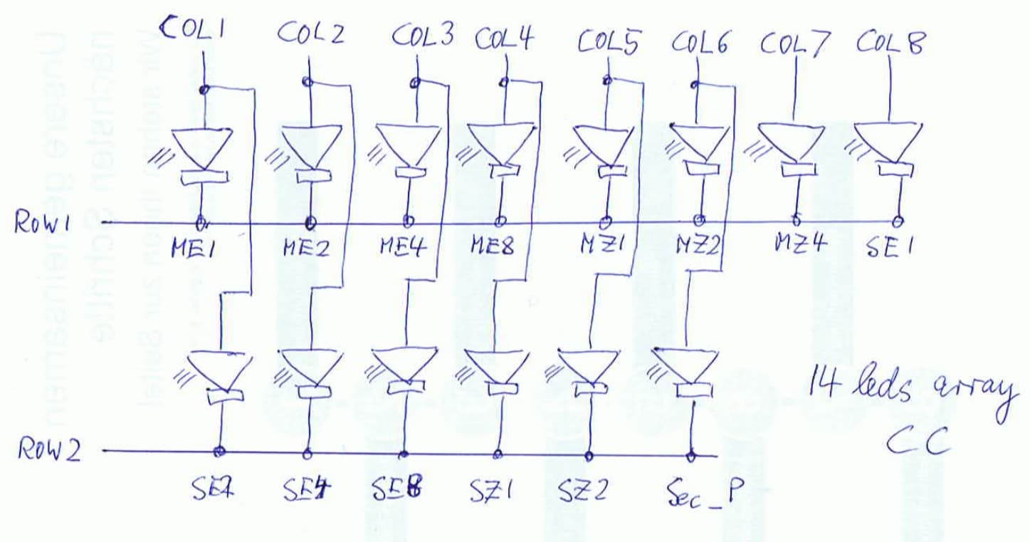 Glancy Flickering Leds Arduino And Max7219 And Cc Led Array Leds And Multiplexing Arduino Forum