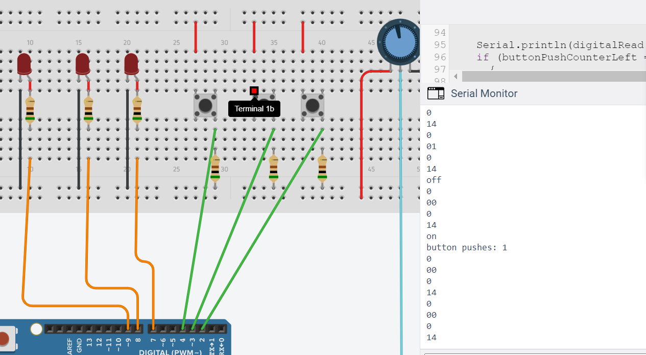 Blinking Leds Pushbuttons And Potentiometer Page 2 General Guidance Arduino Forum