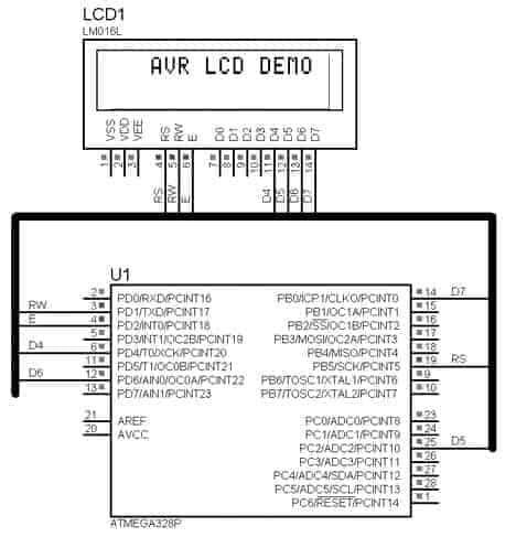 AVR GCC LCD library allows connecting pins in any order - Displays - Arduino Forum