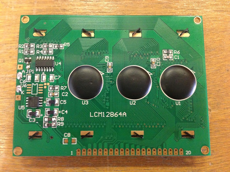 GLCD type LCM 128X64 A with arduino connection in software ISIS ...