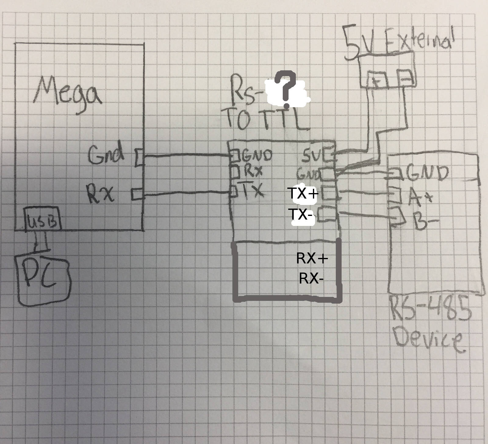 Rs485 To Ttl Serial Output Giving Only 1 Networking Protocols And Devices Arduino Forum