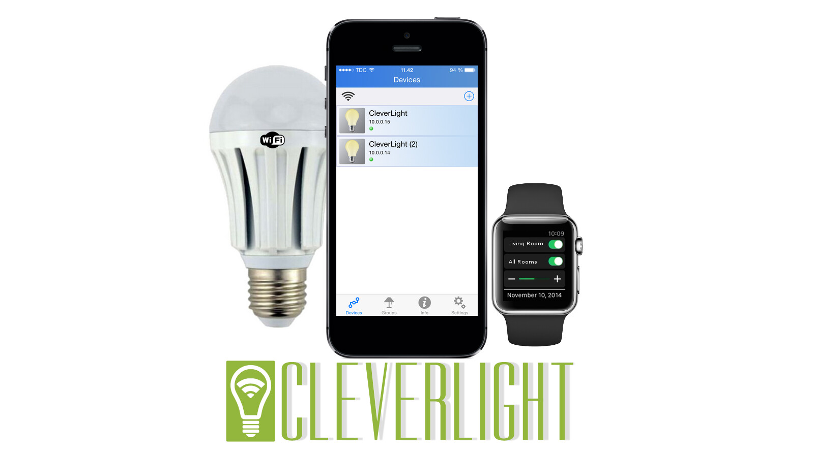 Kickstarter - CleverLight - Smart Wi-Fi LED Light Bulb with IoT ...