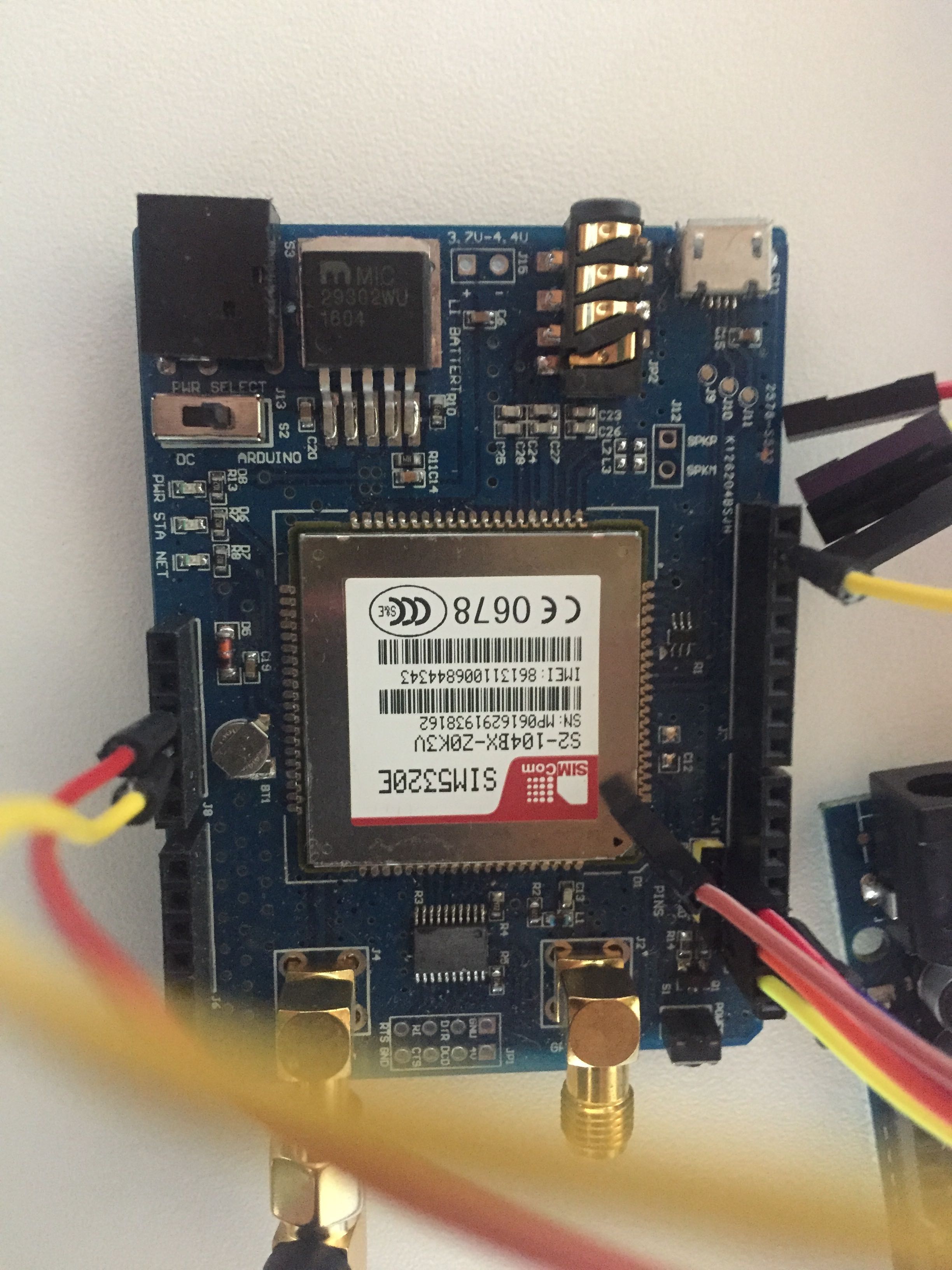 Collegamento shield 3g SIM5320 from ebay - Hardware - Arduino Forum