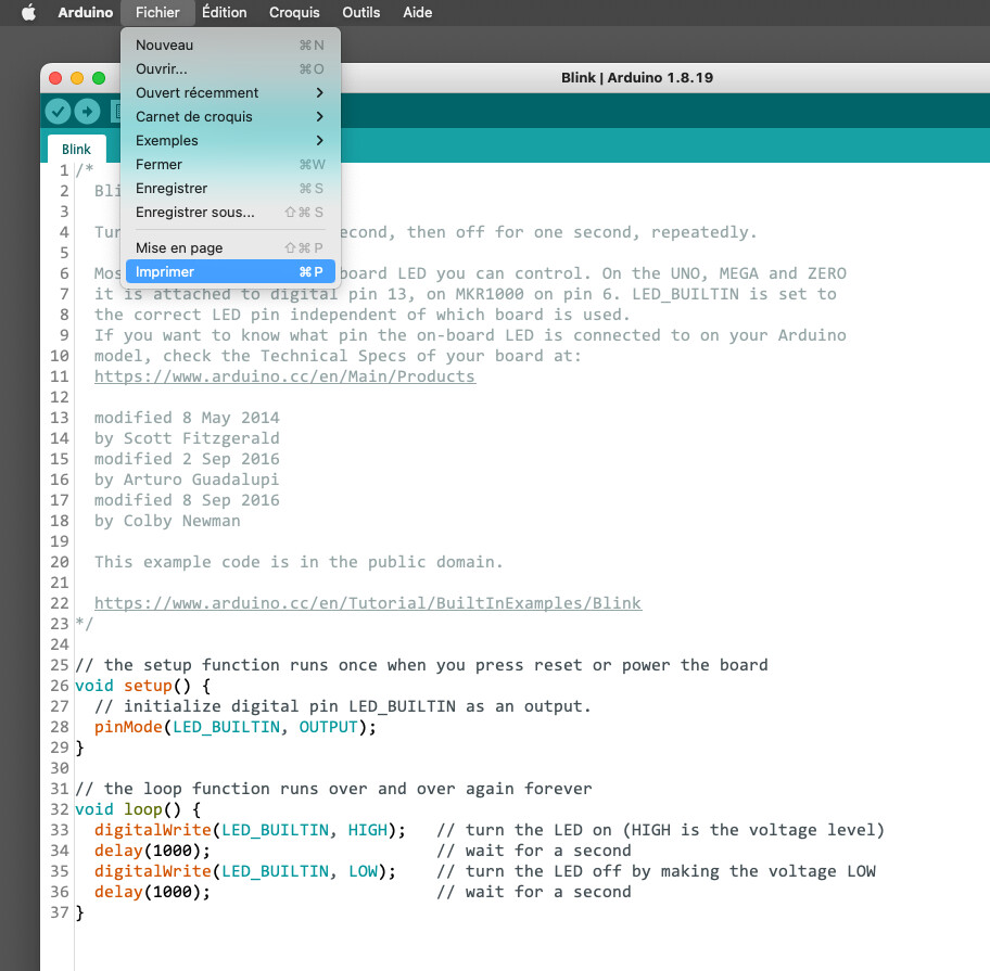 TUTO : Ma methode pour imprimer mes sketchs - Tutoriels et cours - Arduino Forum