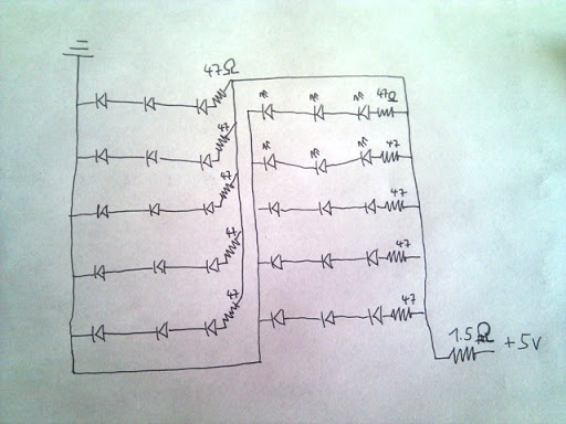 [Solved][Follow-up question on page 2] Resistor placement - 30 LEDs ...