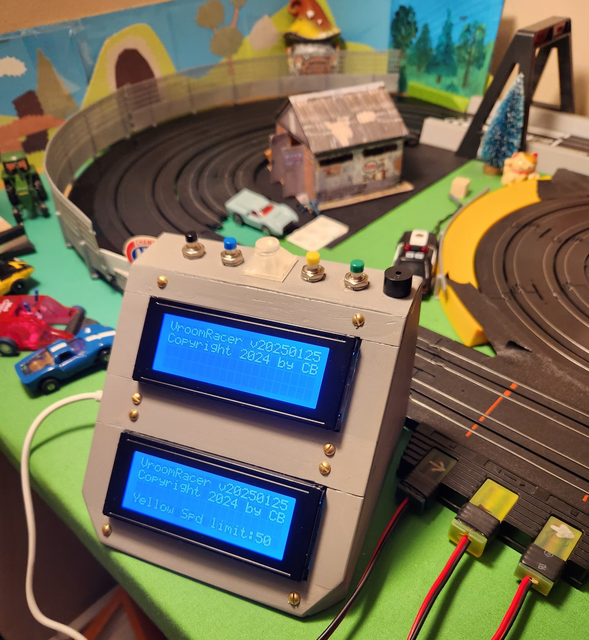 VroomRacer slot car timer - Showcase - Arduino Forum