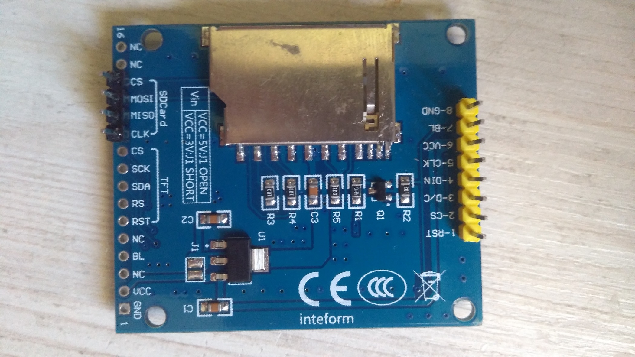 ST7735 fuzz problem - Displays - Arduino Forum
