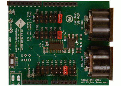2 New Shields: MIDI and 8-bit 6 Voice Player from RC - Audio - Arduino Forum