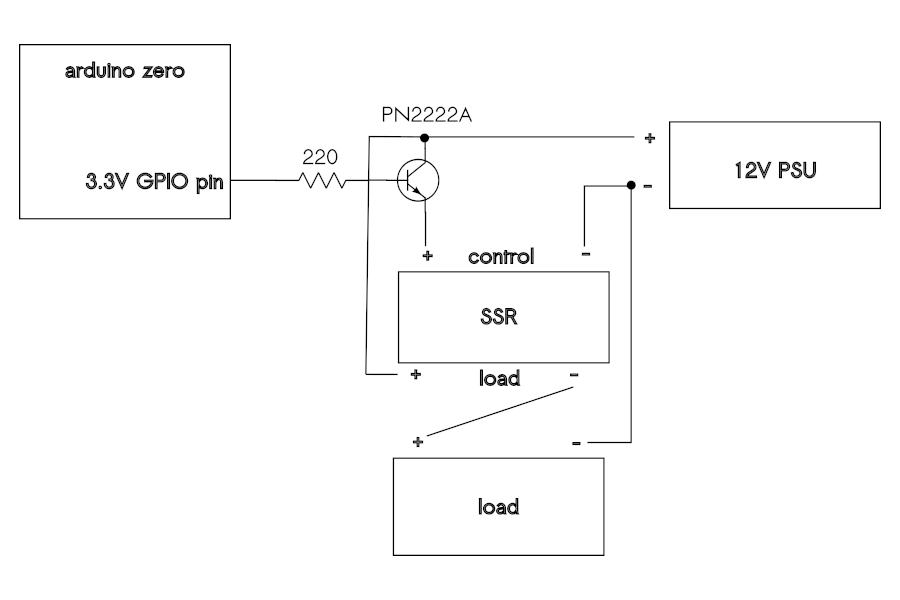 Triggering An Ssr From Arduino Zero With Npn Whats My Mistake In 4803