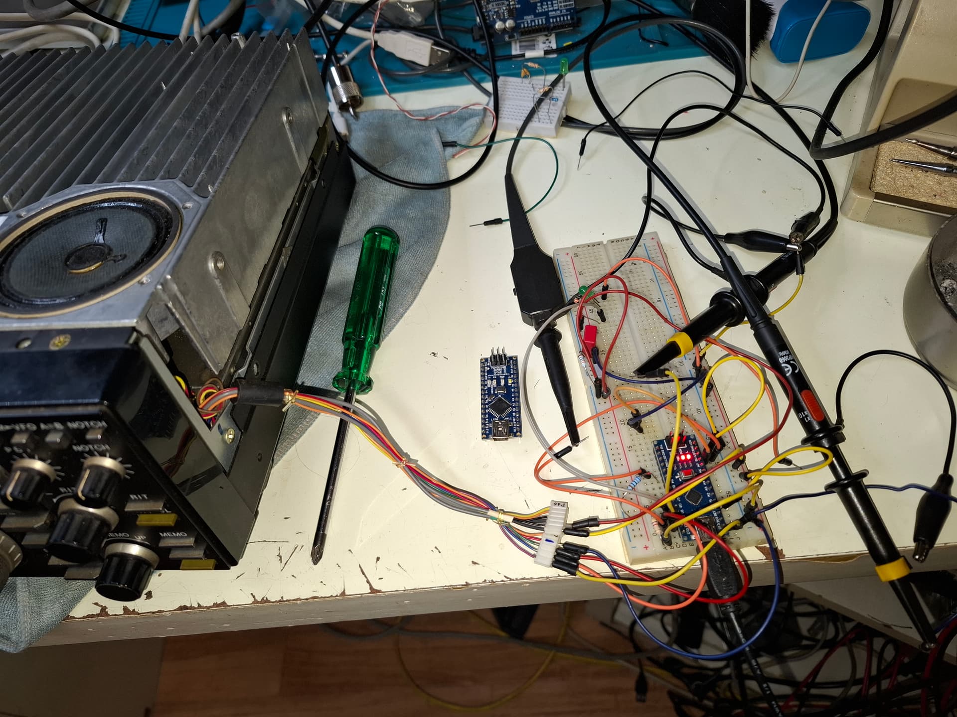 Reading the serial data from an Icom IC275H, for CTCSS (en)coder - General Guidance - Arduino Forum