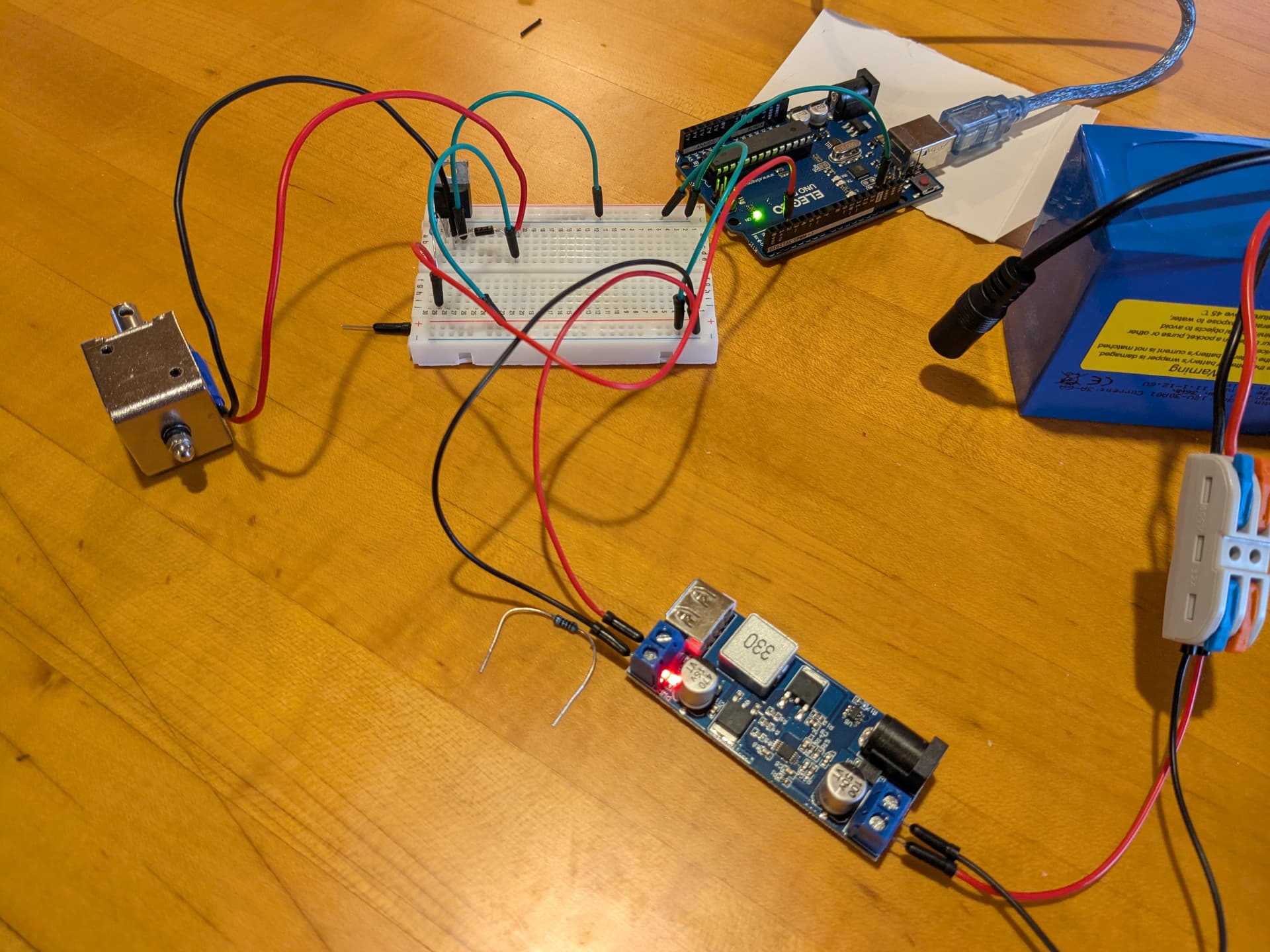 Having issues powering a 5/6v solenoid - Motors, Mechanics, Power and ...