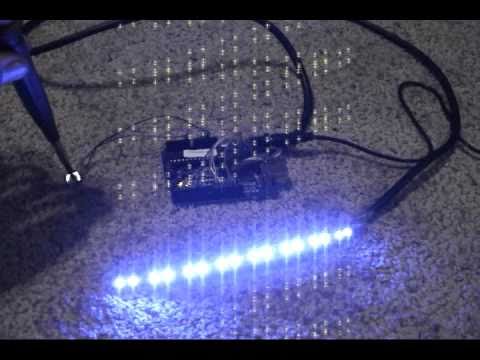 Knight Rider 4 with 8x 12v LED modules and a pot - Exhibition - Arduino ...