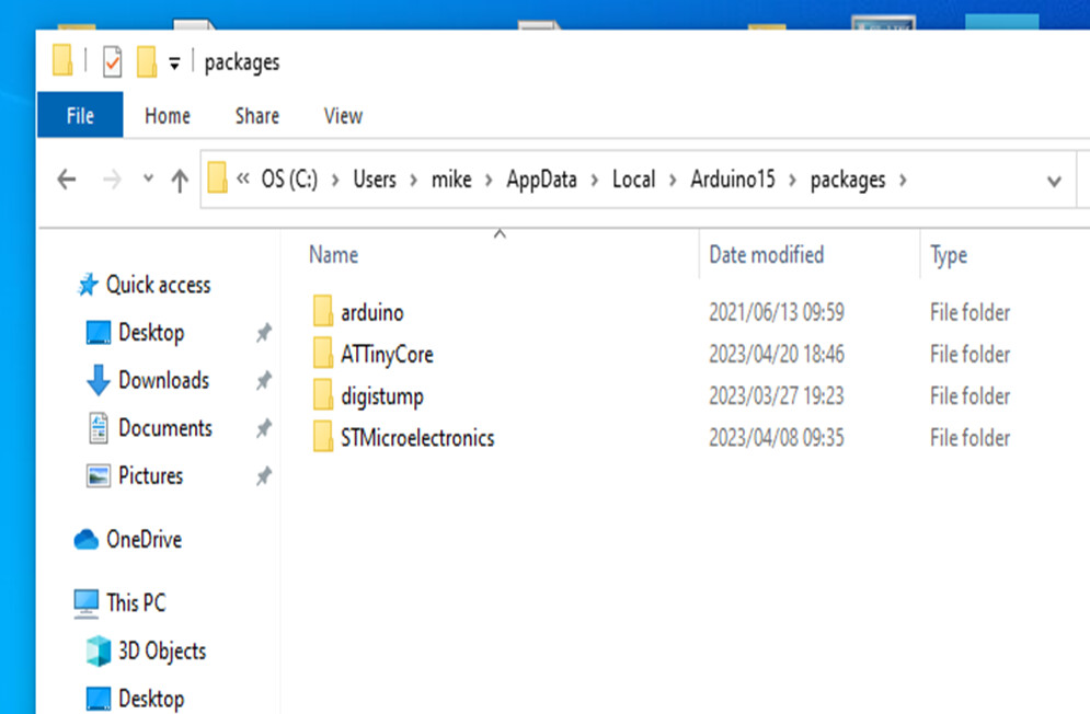 Cannot Install 2 Attiny Cores On Pc Ide 1 X Arduino Forum