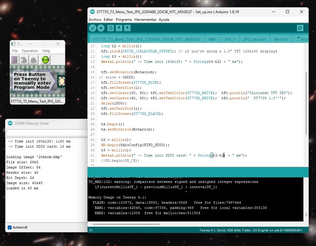 Adafruit_ST7735 TFT display - slow initialisation - Displays - Arduino Forum