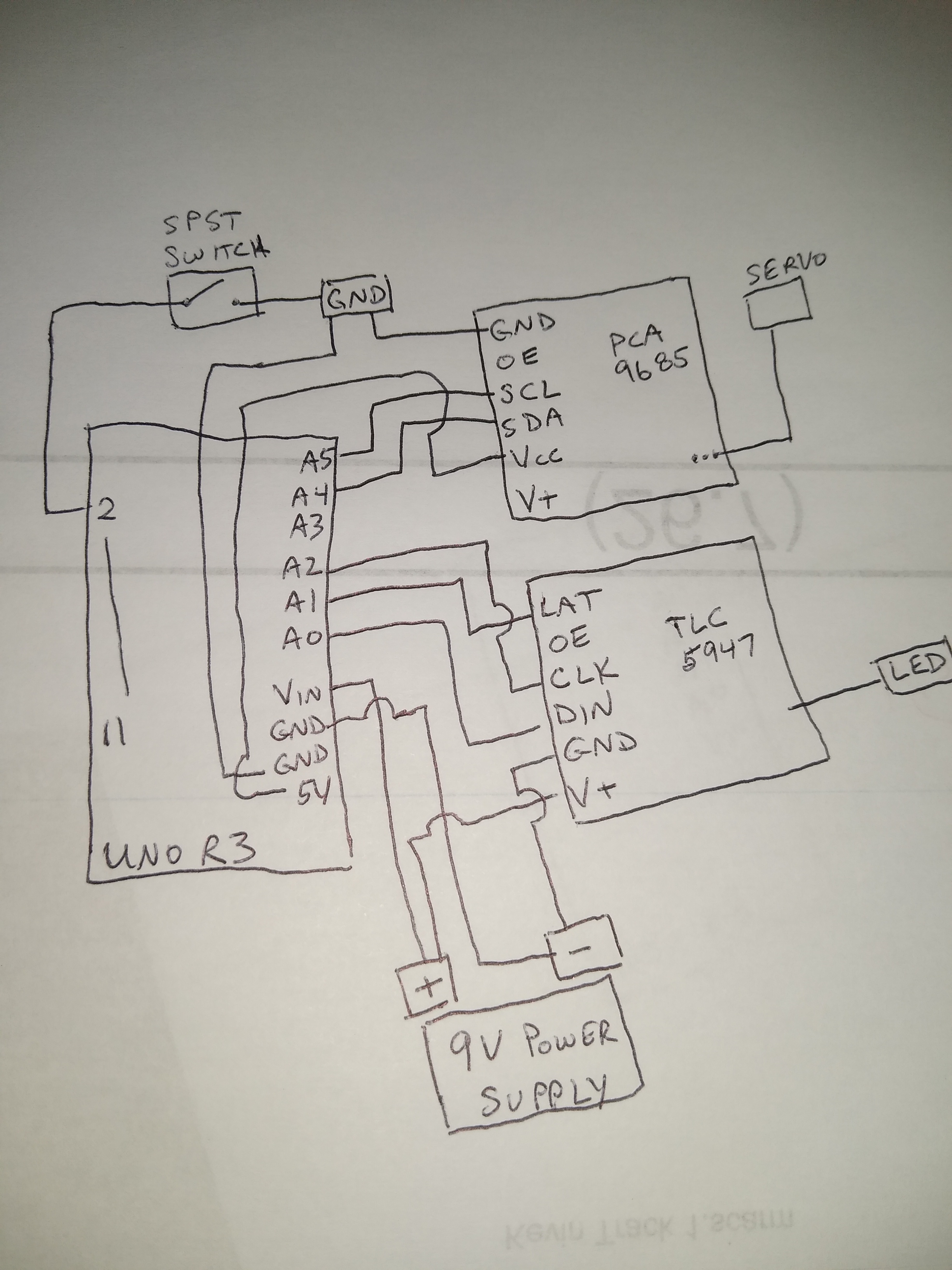 Controlling servo and LED lights - Programming - Arduino Forum