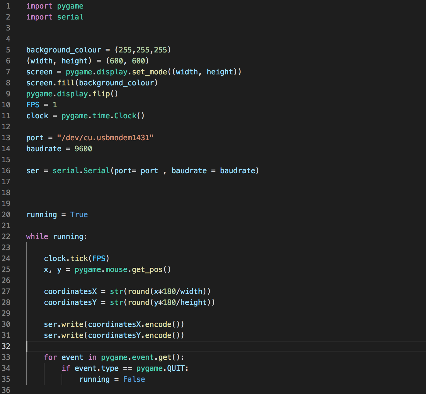 Sending Mouse Position to Arduino and Servo Tracking Help - Programming ...