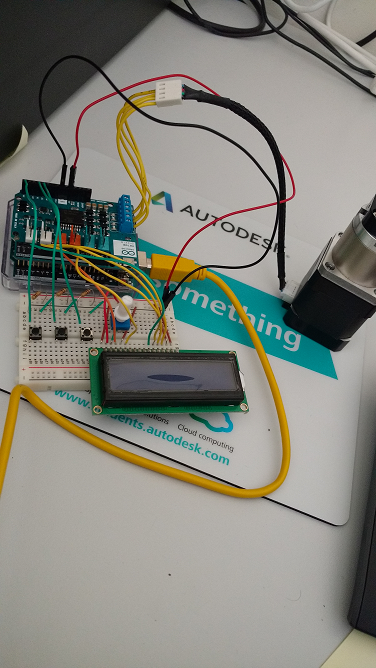 stepper motor+arduino motor shield R +LCD display problems working ...