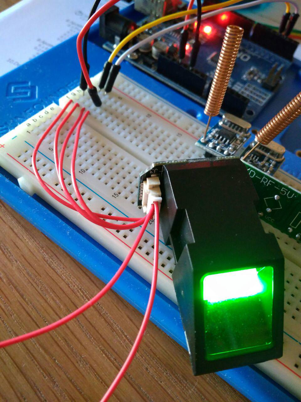 Fingerprint Sensor with 6 pin all red wires -how to connect? - Sensors ...