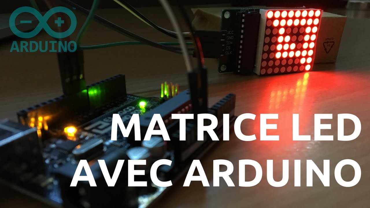 Afficheur rapport engagé avec matrice 8x8 max7219 - Français - Arduino ...