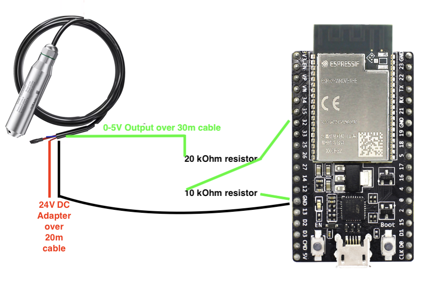0-5V Water Level Sensor + ESP32 - Page 2 - Sensors - Arduino Forum