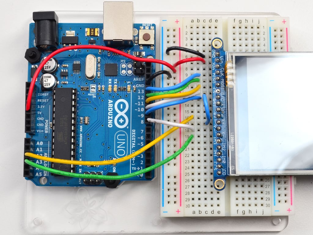 How to make a QWERTY keyboard for ILI9341 resistive display ...