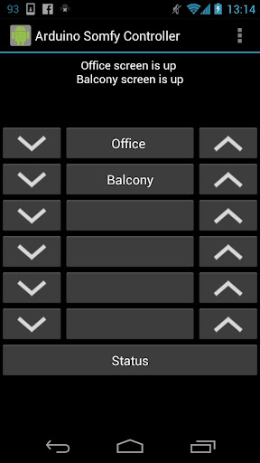 Arduino Somfy Controller android app - Home Automation - Arduino Forum