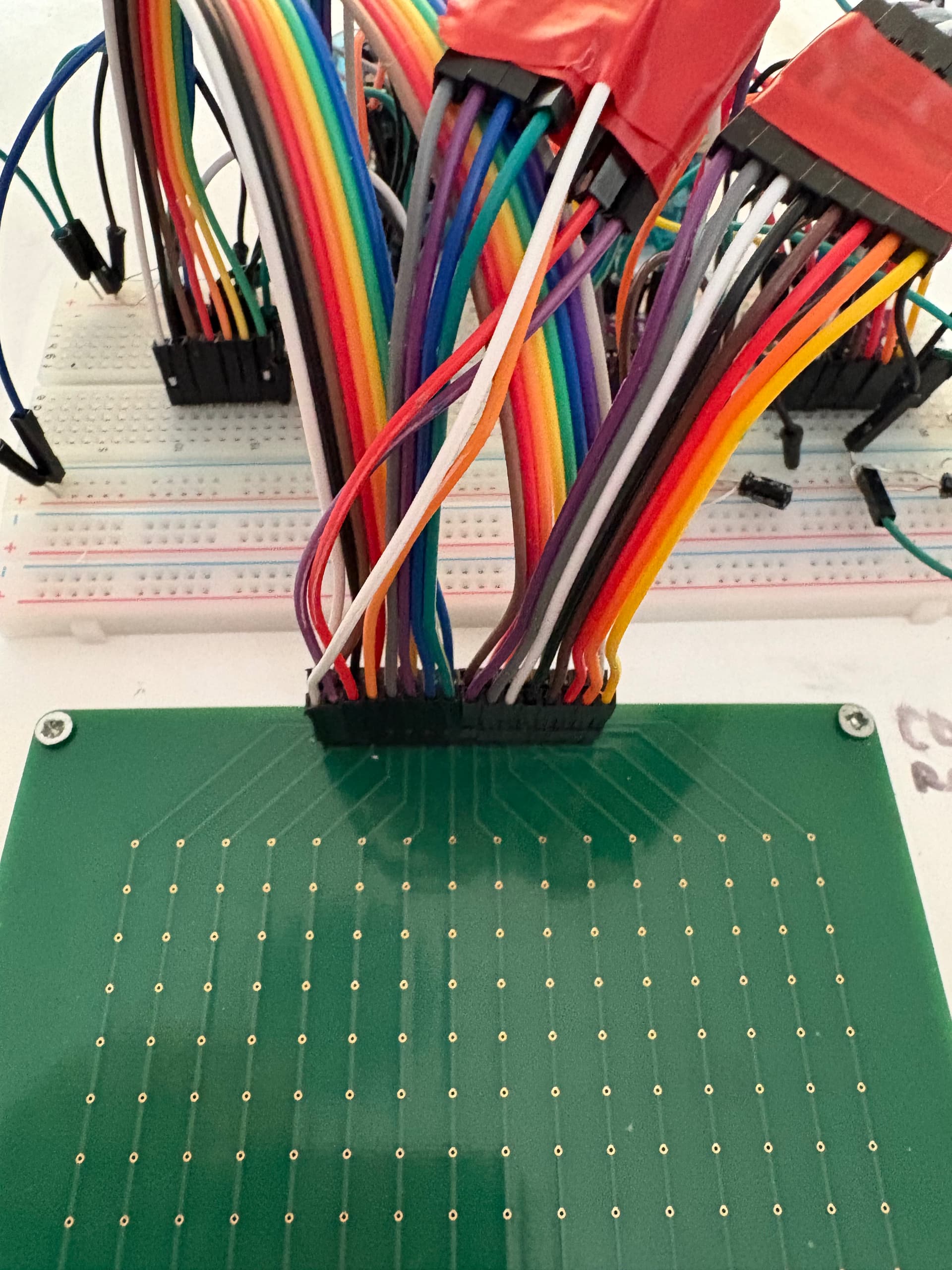 Help adjusting the code for ThruMatrix FSR Array 10x16 to a ShuntMatrix FSR Array 16 x16 ...