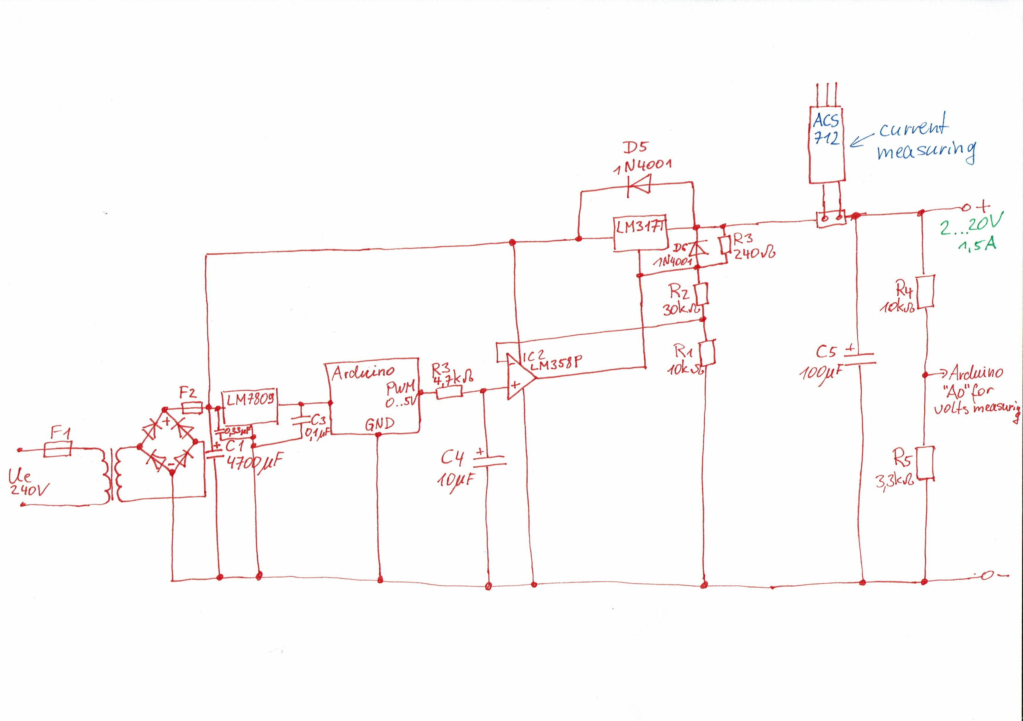 LM317T voltage regulator project - General Guidance - Arduino Forum