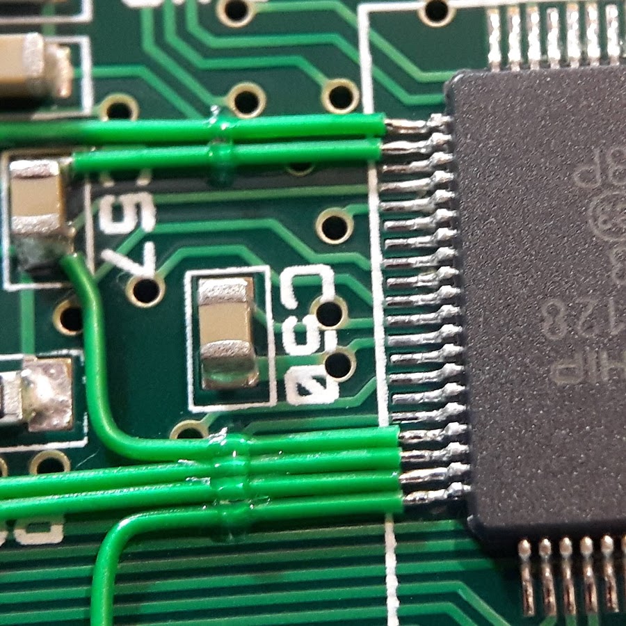 Please tell me whats the wrong with pcb soldering seems black ...