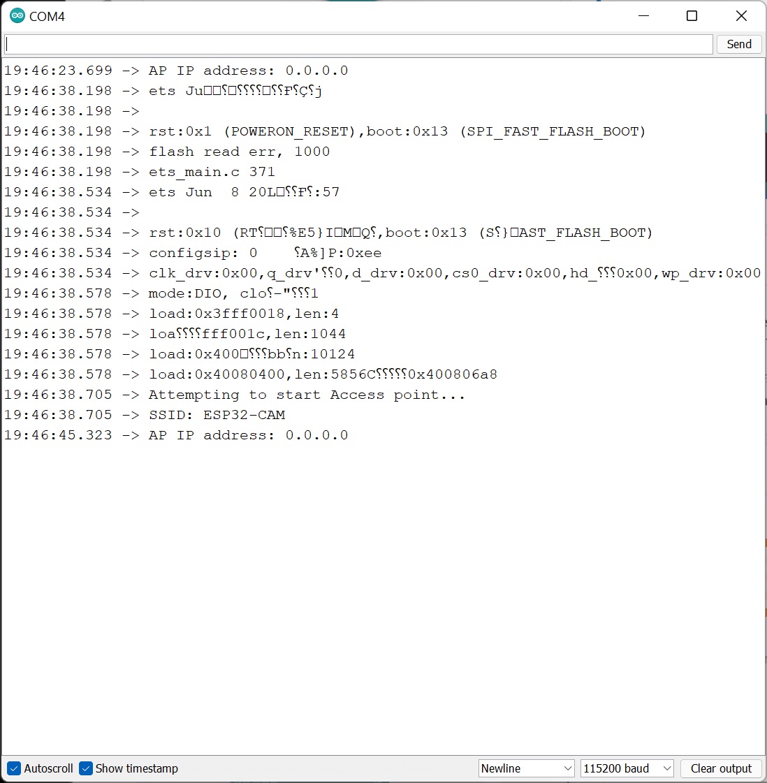 IDE 2.0.0-rc2 problem with serial monitor and ESP32-CAM - IDE 2.x ...