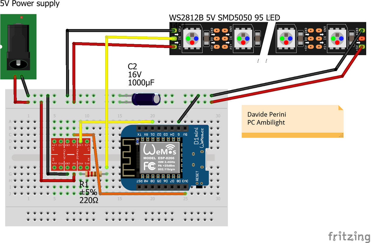 WS2812b and logic level shifters... - LEDs and Multiplexing - Arduino Forum