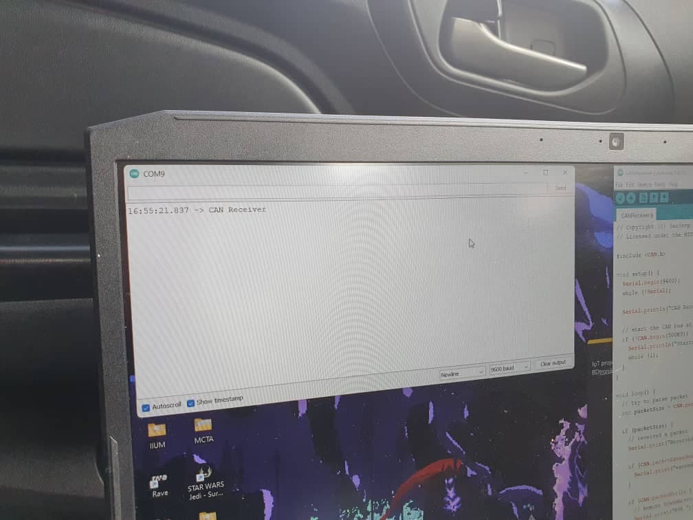Unable To Receive Can Bus Data From Obd Port Vehicle Arduino Mcp2515 Networking Protocols