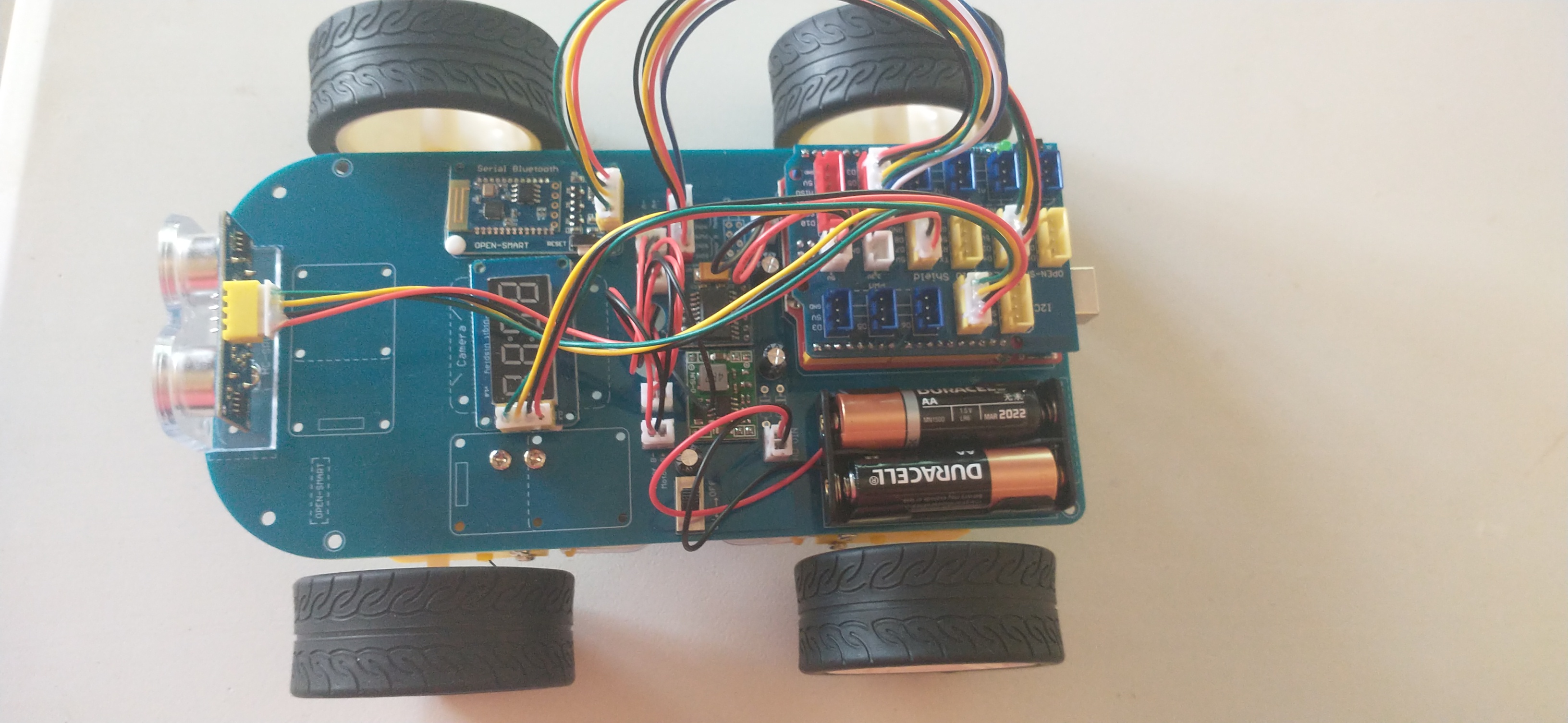 Descarga de código en OPEN-SMART 4WD Serie Bluetooth Control Arduino UNOR3 - Hardware - Arduino ...