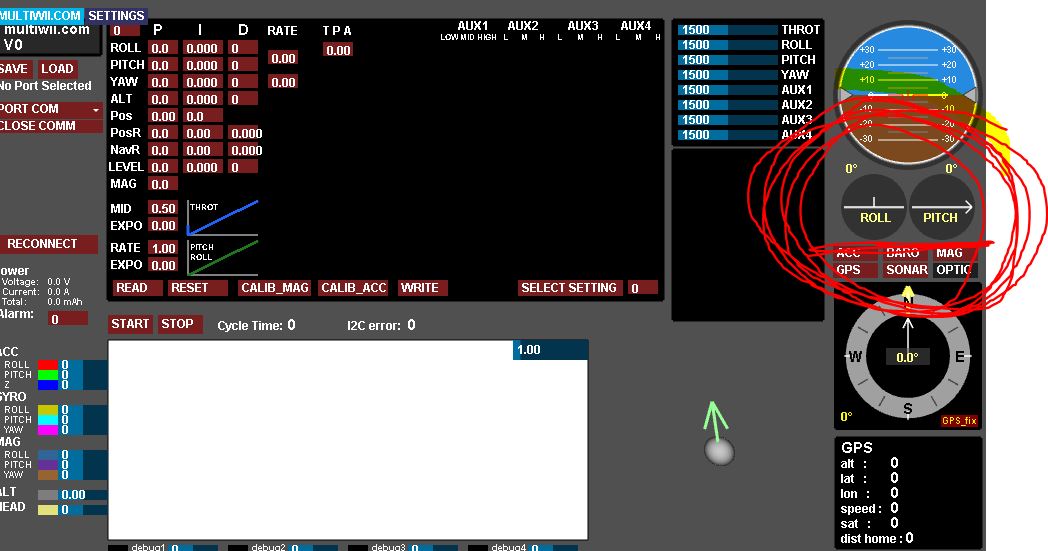 recover the roll and pitch values on multiwii program - Programming - Arduino Forum