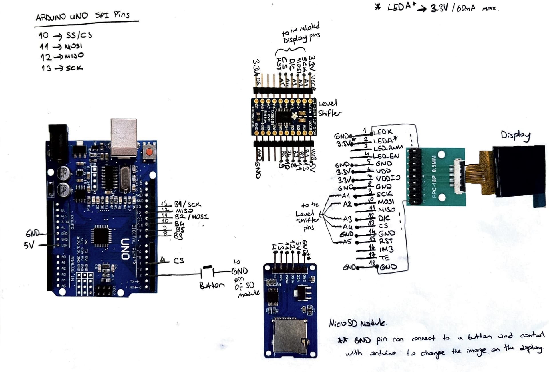 URGENT HELP NEEDED - bmpDraw Function is not working for my 13" SPI 240x240 TFT ST7789V2 ...