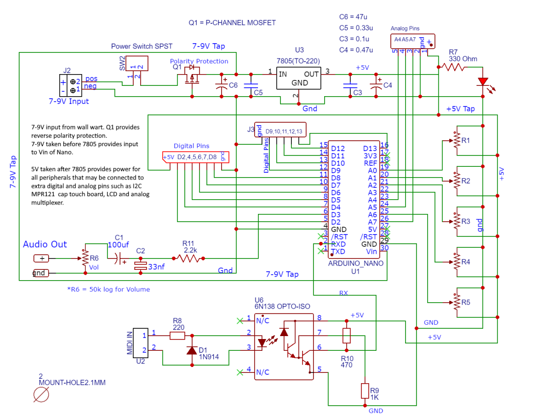 Nano Audio (Auduino Synth) Project Schematic Check - General Guidance - Arduino Forum