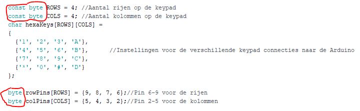 Explanation For Using Byte And Const Byte For Array Programming 