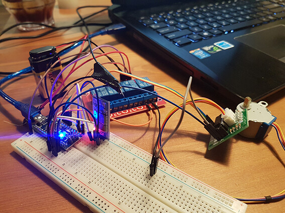 Combining Codes ,Arduino nano, bluetooth, stepper motor, 4 channel 12 v relay - Programming ...