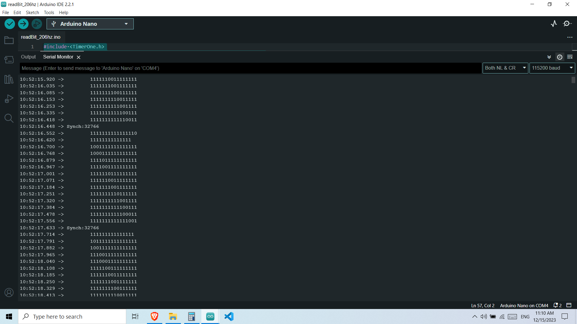 How to read digital signal and then convert to 16 bit word ...