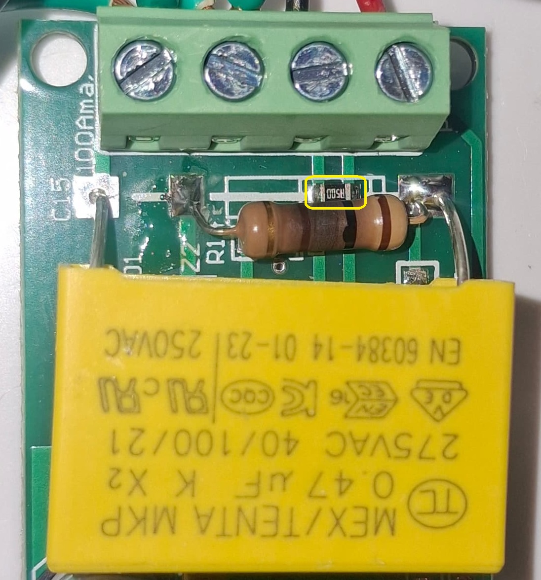 PZEM004T V3 100 ohm resistor is heating and buring up - Sensors ...