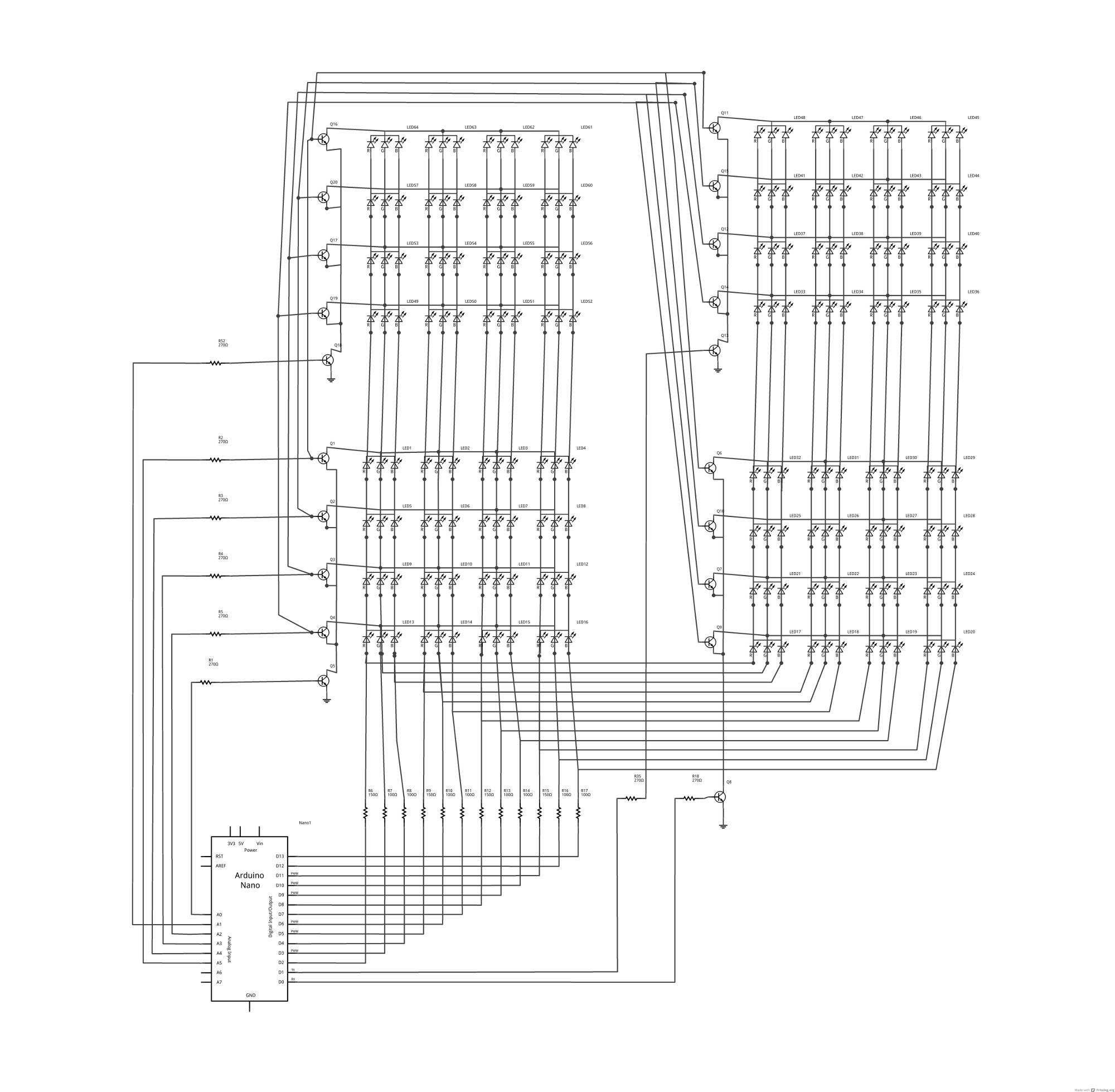 RGB SMT LED Cube, resistors, drivers, and shift registers. - Page 6 - LEDs and Multiplexing ...