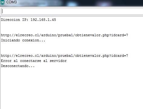 Arduino UNO + Ethernet Shield + RC522 connexion failed to Xampp server - Networking, Protocols ...