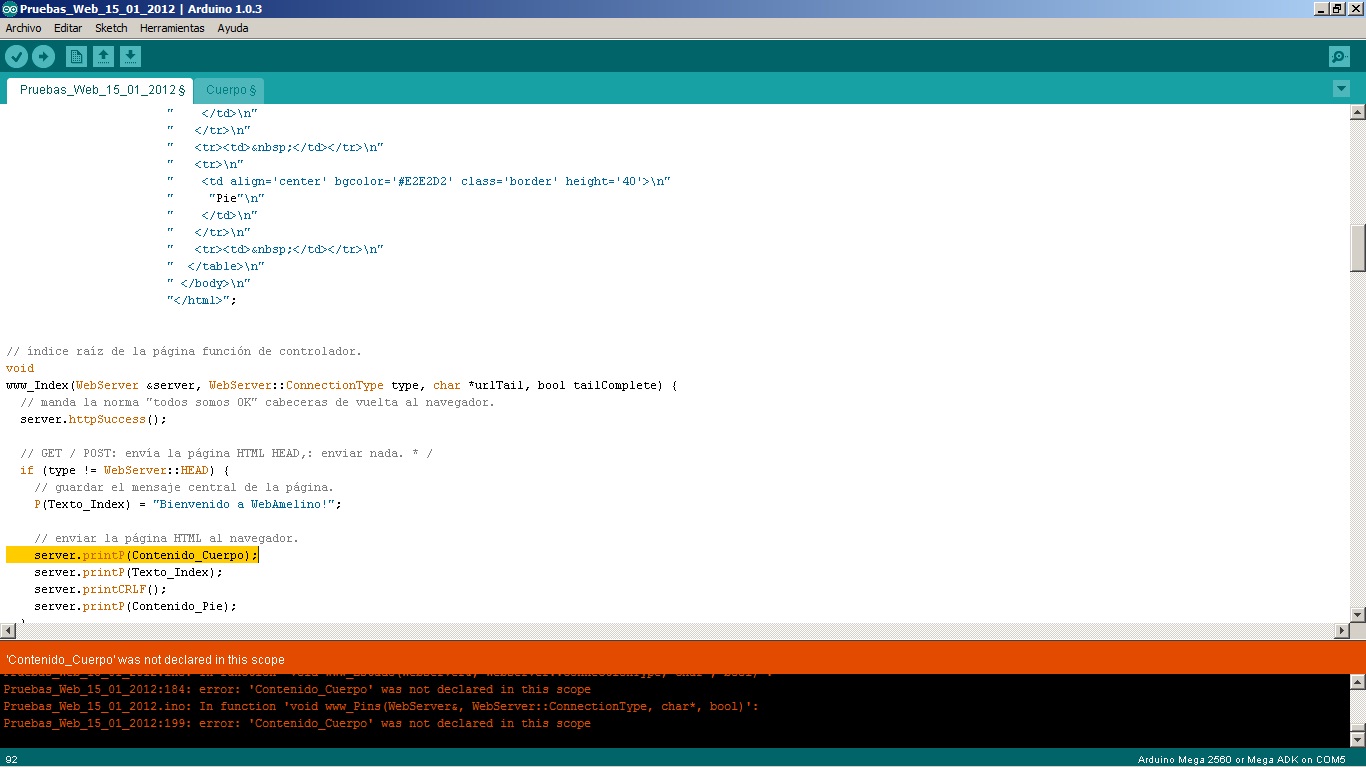 Pestañas en proyecto arduino - Software - Arduino Forum
