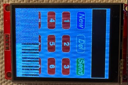 Why the touch screen just shown half? - Programming - Arduino Forum