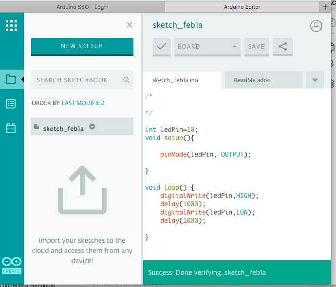 upload - Cloud Editor - Arduino Forum