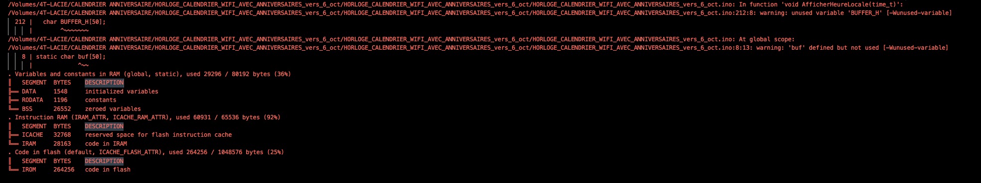 Creation de fonts pour Adafruit_gfx - Français - Arduino Forum