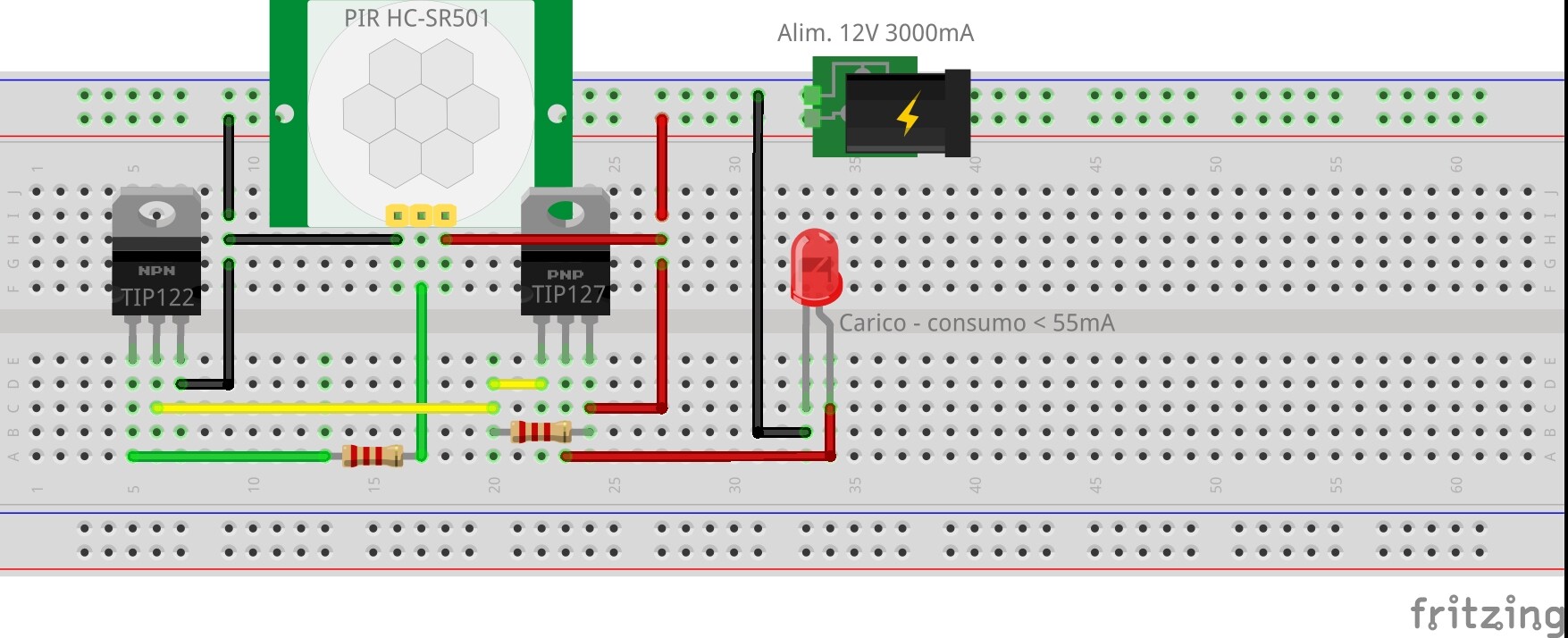 Surriscaldamento TIP122 - TIP127 con basso carico - Hardware - Arduino ...