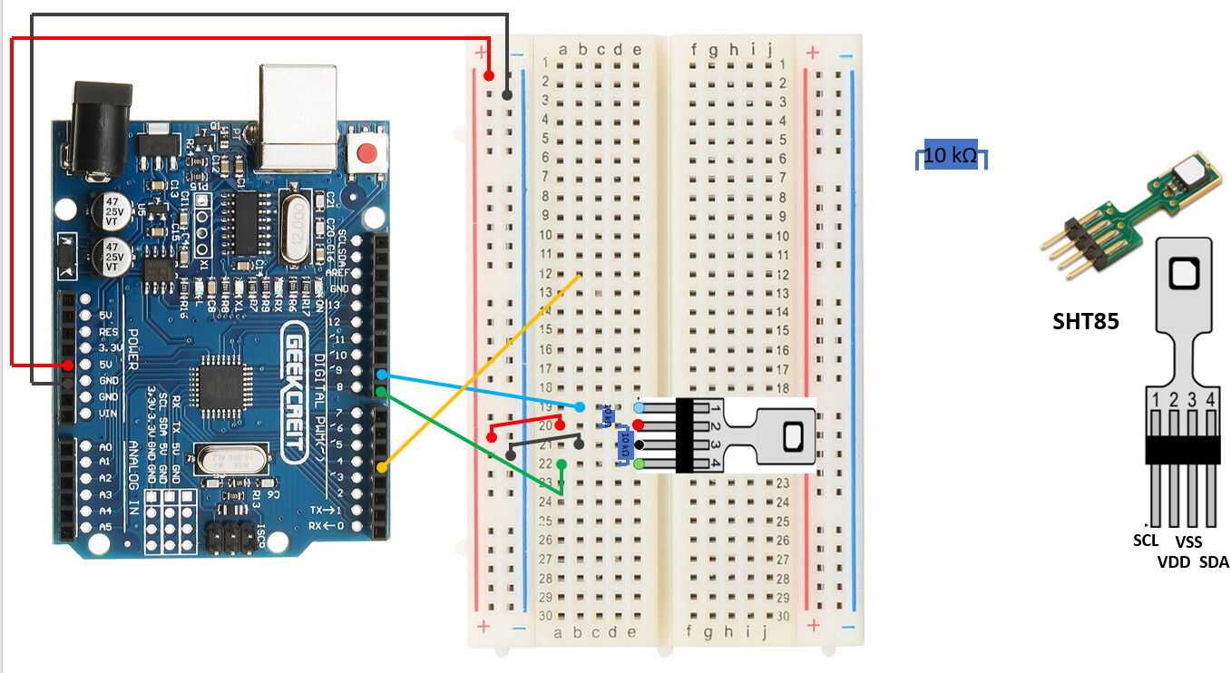 Sht85 assemblage - Networking, Protocols, and Devices - Arduino Forum